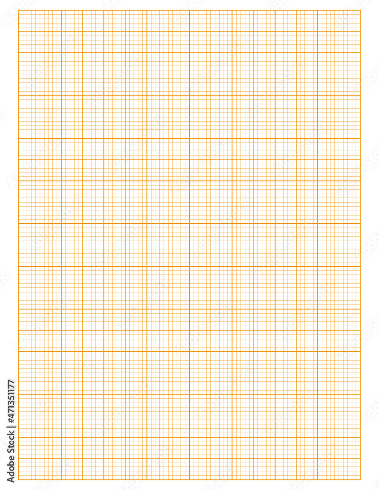 Graph paper. Printable millimeter grid paper with color lines ...