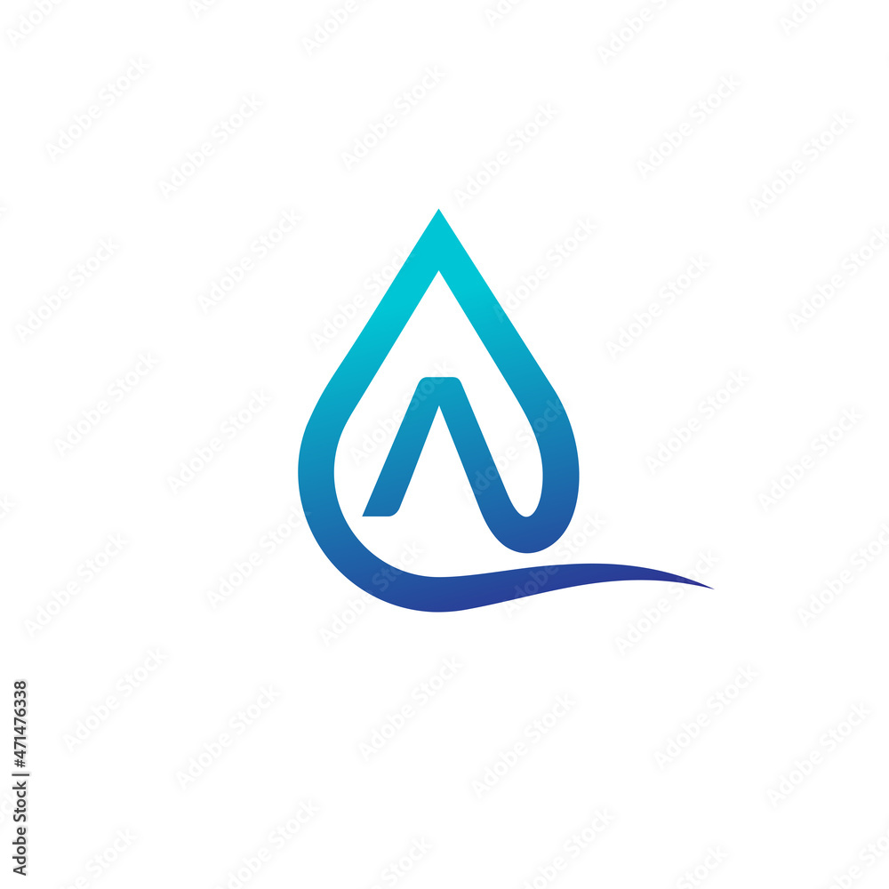 water logo design vector template Stock Vector | Adobe Stock