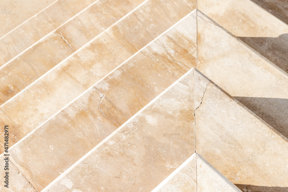 Stone stair, top view, architectural background Stock Photo | Adobe Stock