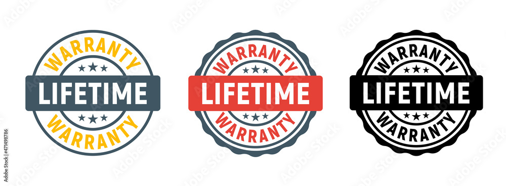 Lifetime Warranty Stamp