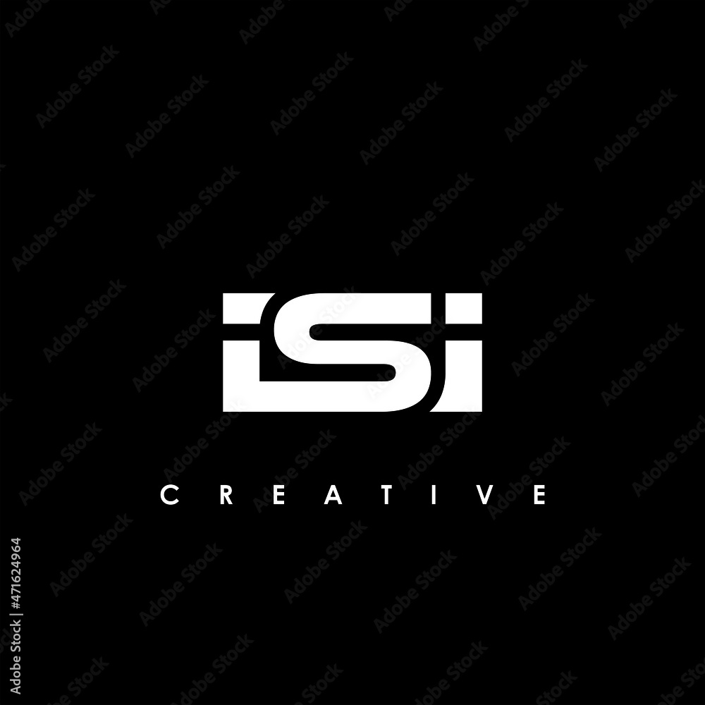 ISI Letter Initial Logo Design Template Vector Illustration Stock ...