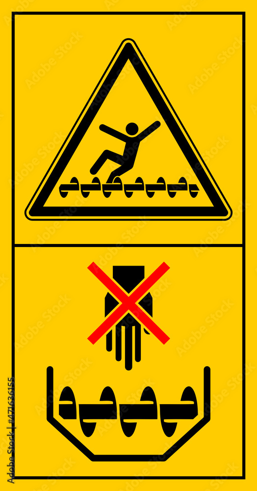 cmssn82 CombinationMachineSafetySignNew cmssn - mssn23mssn24v vertikal ...