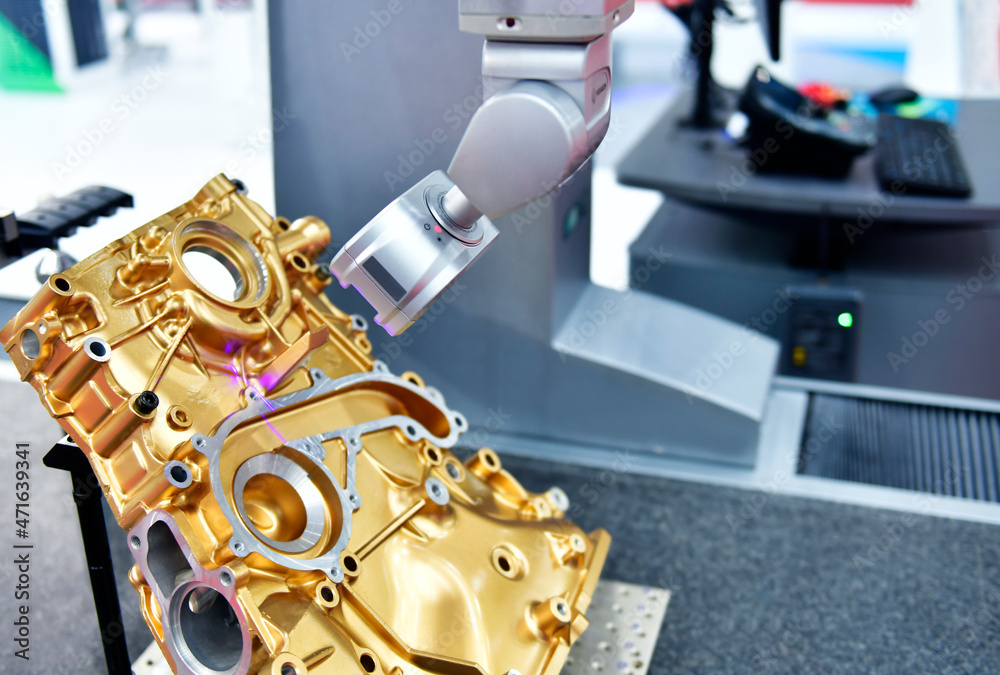 Photo & Art Print Coordinate measuring machine (CMM) 3d measurement ...