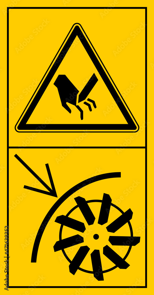 cmssn86 CombinationMachineSafetySignNew cmssn - mssn8mssn73v vertikal ...
