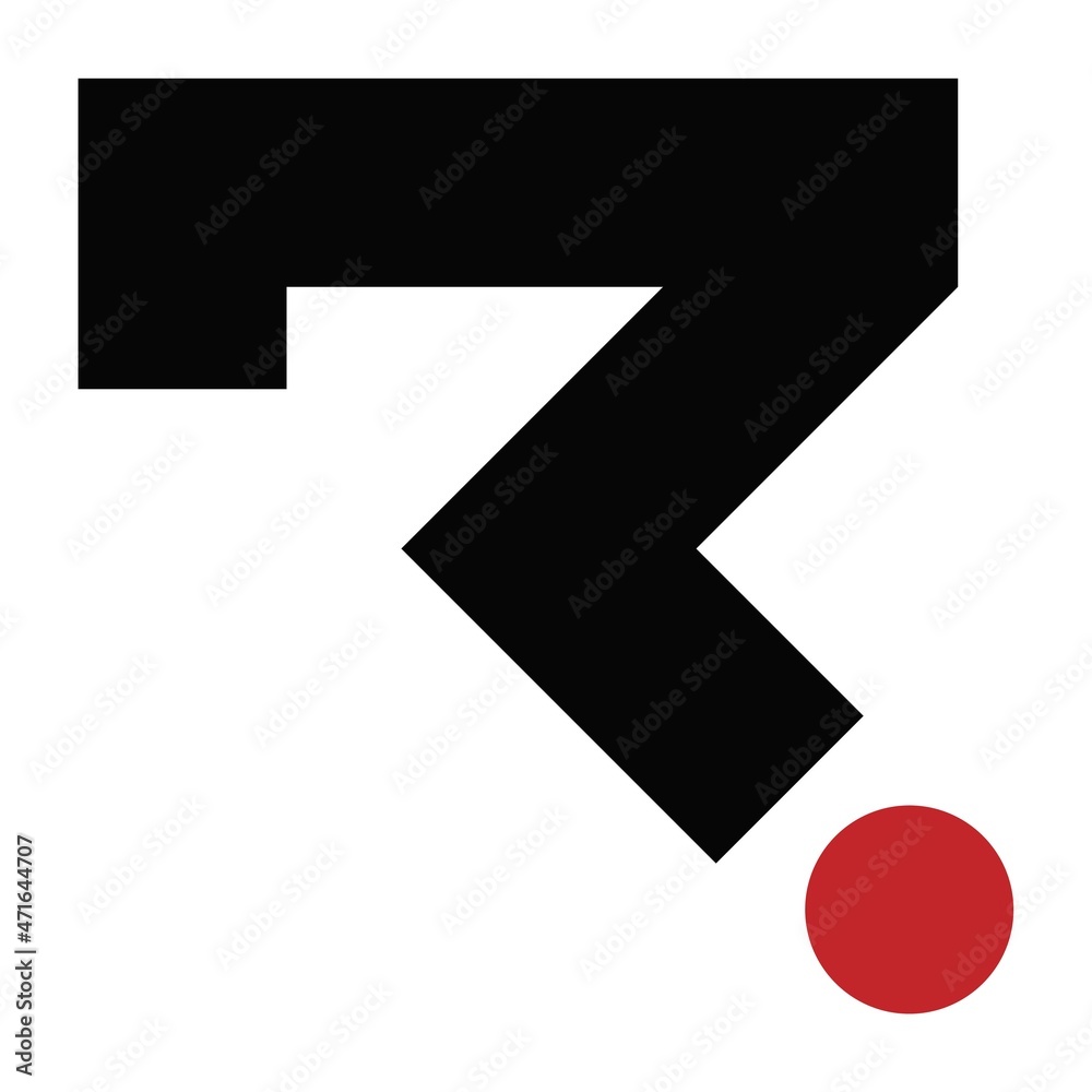 logo letter R and question mark Stock Vector | Adobe Stock