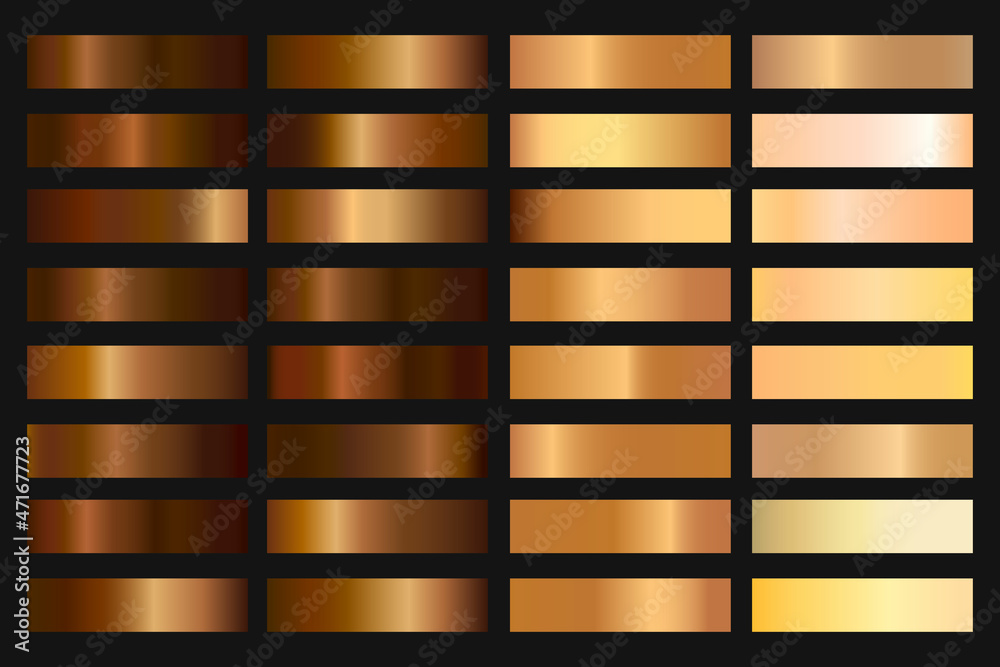 Gradation backgrounds vector set. Gradients collection. Vector ...