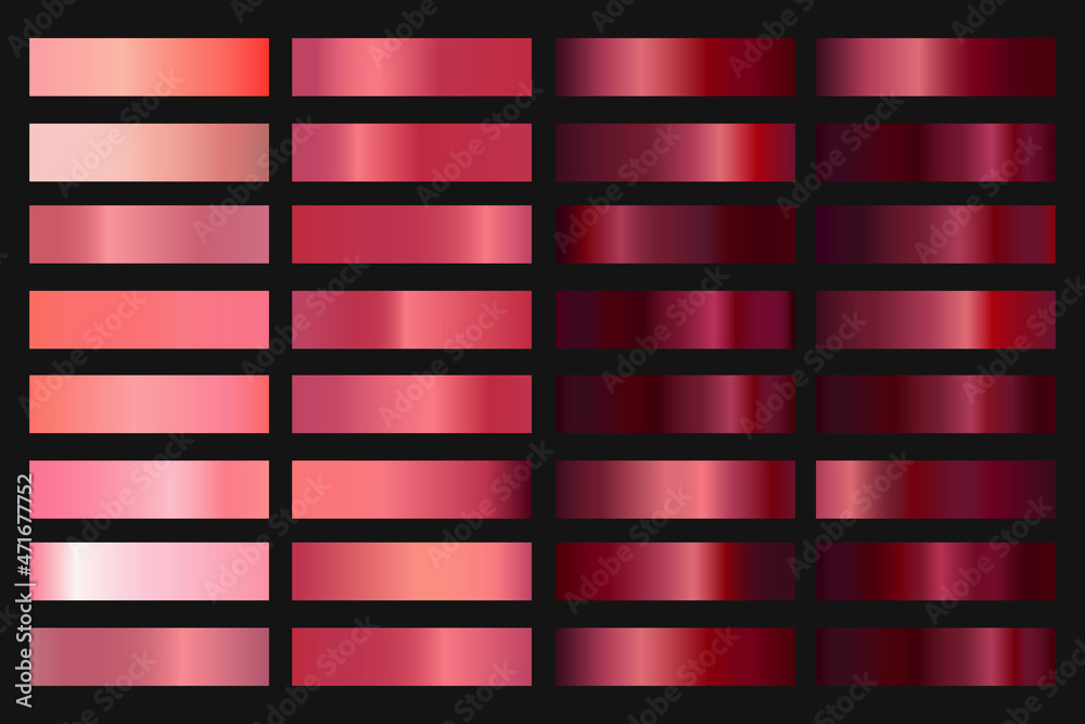 Gradation backgrounds vector set. Gradients collection. Vector ...