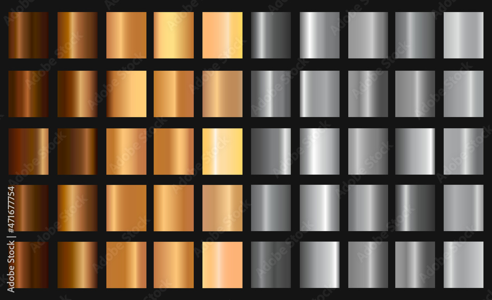 Gradation backgrounds vector set. Gradients collection. Vector ...