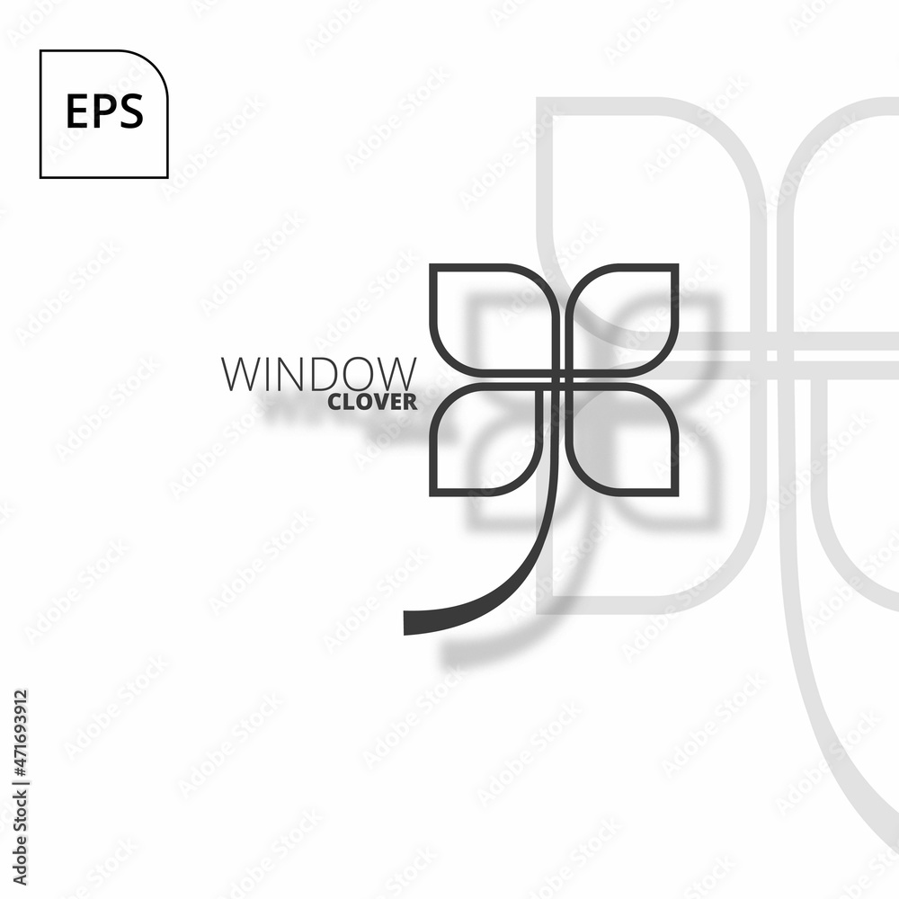 Clover logo template for your business works. A combination of clover ...