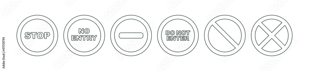 stop sign Stock Vector | Adobe Stock