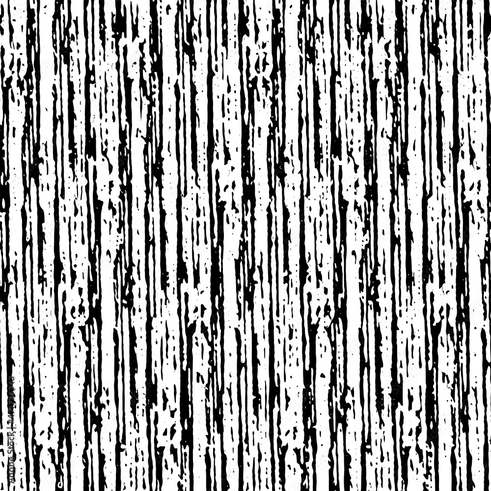 Full Seamless Distressed Vertical Lines Pattern. Monochrome Vector ...
