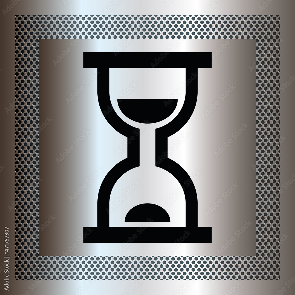 Logo sablier. Stock Vector | Adobe Stock