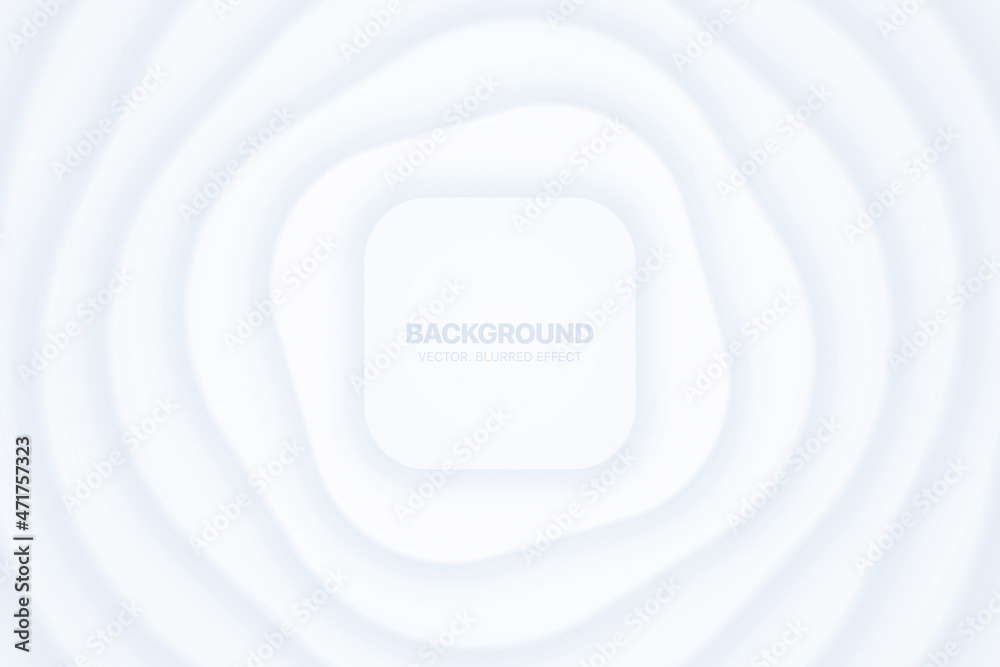 Plakat Modern Material Design Light Morphism Spinning Rounded Square 3D ...