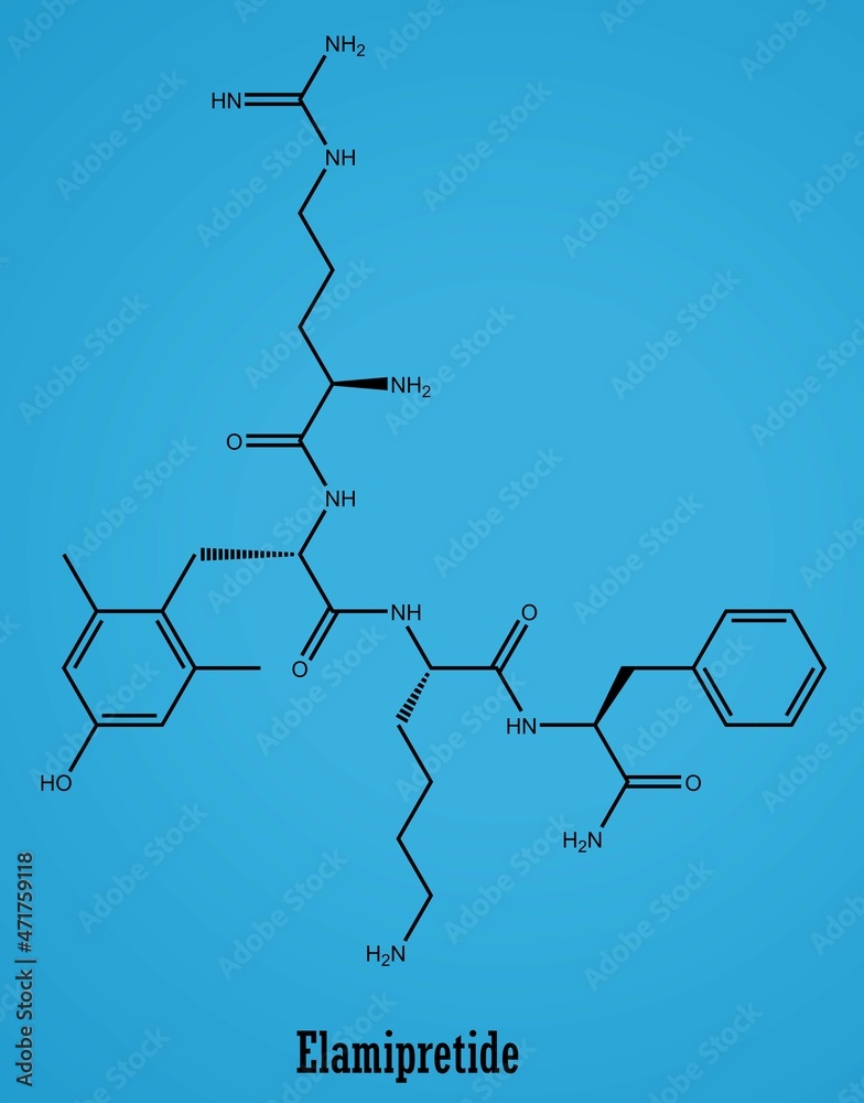 Elamipretide is a small mitochondrially-targeted tetrapeptide that ...