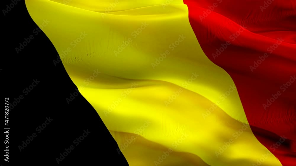 Belgium flag video. National 3d Belgian Flag Slow Motion video. Belgium ...