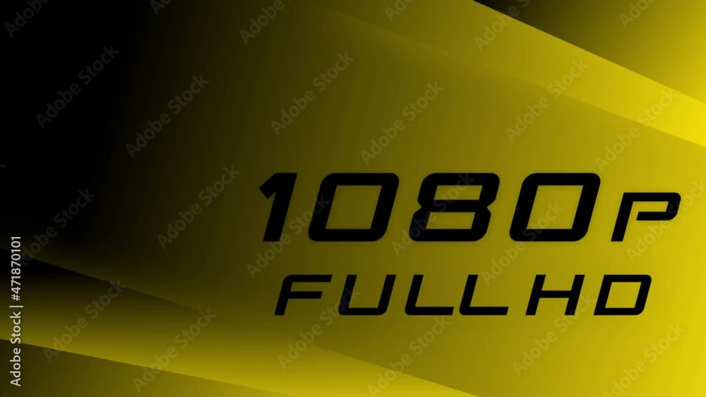 Digital background with the text "Full Hd 1080p" in black, on an ...