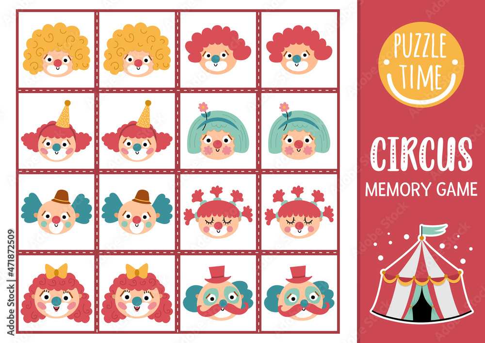Clown Worksheets Printables