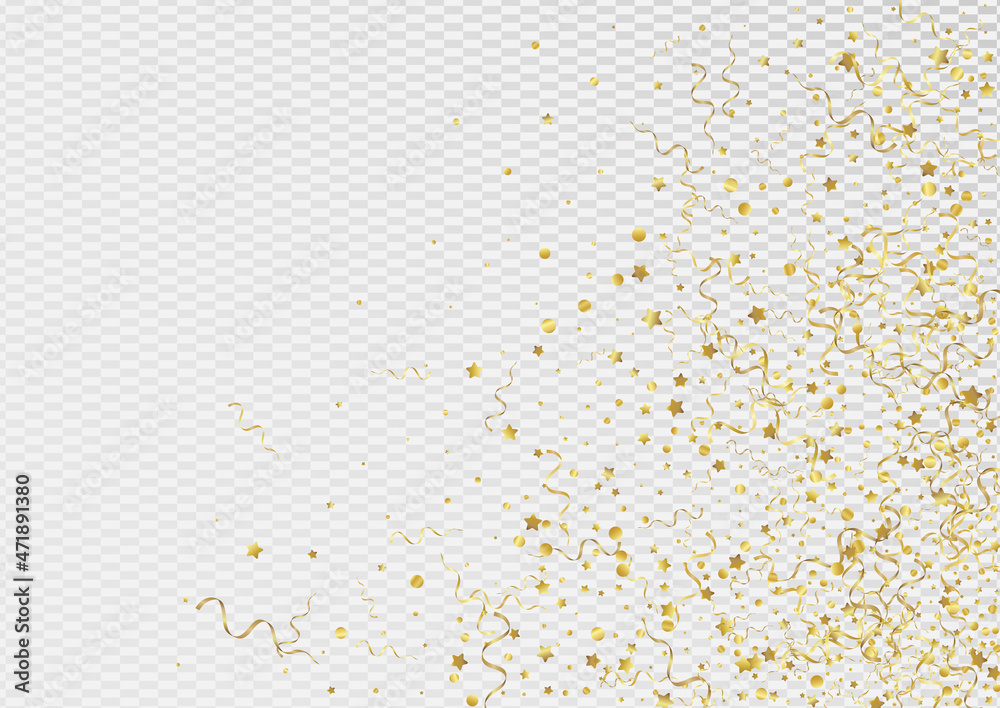 Gold Spiral Swirl Vector Transparent Background. Stock Vector | Adobe Stock