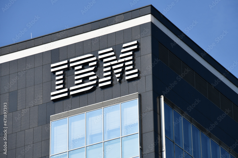 Dusseldorf, North Rhine-Westphalia, Germany - September 9, 2021: IBM ...