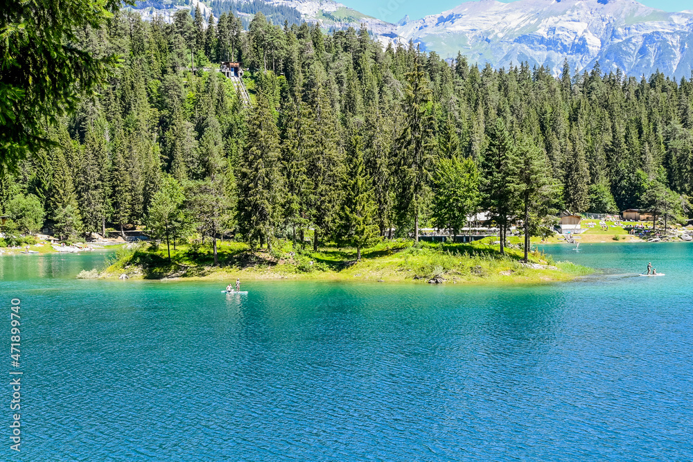 Foto de Caumasee, Lag la Cauma, Lai da Cauma, Bergsee, Badesee, Flims ...