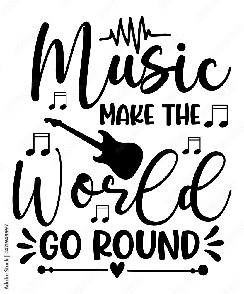 Music SVG Bundle, Music Notes SVG, I Love Music, Music Staff Svg, Whole ...