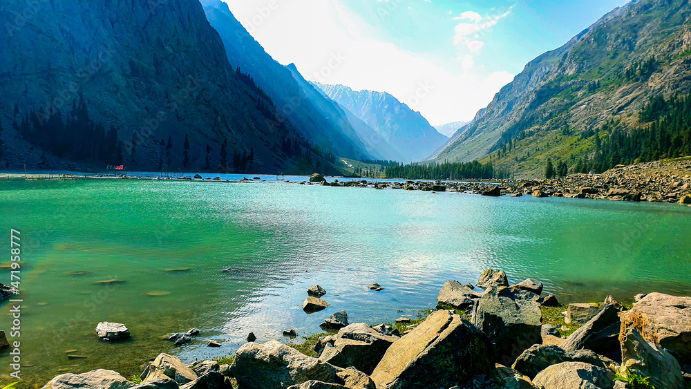 mohmand lake, Kalaam valley, Swat, Pakistan Stock Photo | Adobe Stock