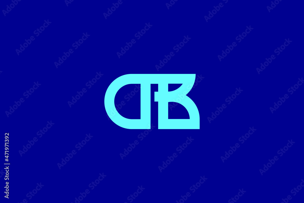 professional minimal initial DB logo and BD logo design. DB letter ...