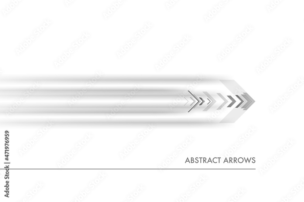 Abstract speed movement of arrows. Stock Vector | Adobe Stock