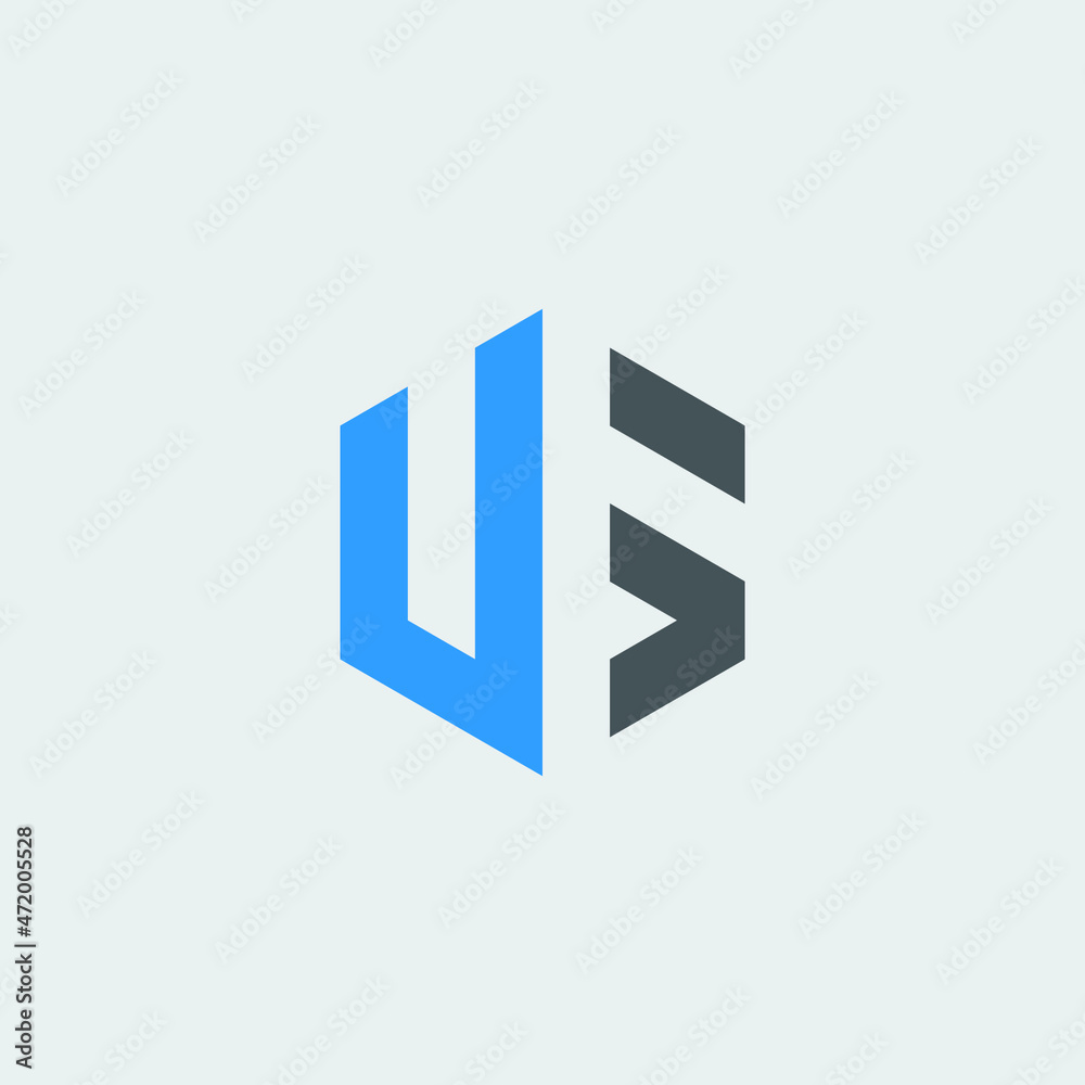 Letter Vs Logo, Letter Vs Logo, Modern Vs Logo, vector icon design ...