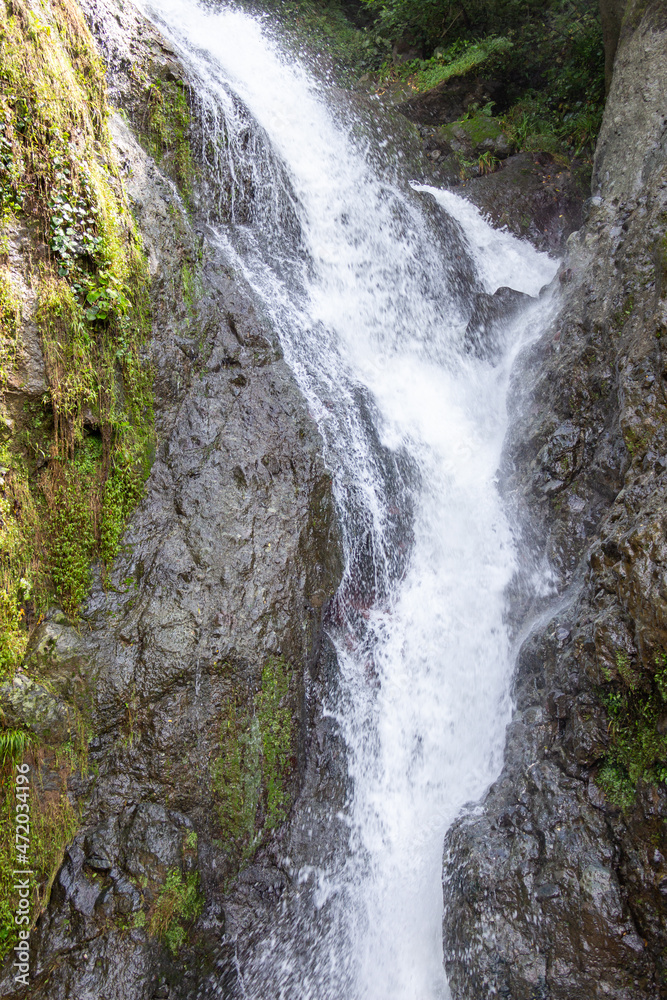 Andrew the First-Called waterfall in Georgian Adjara near the village ...