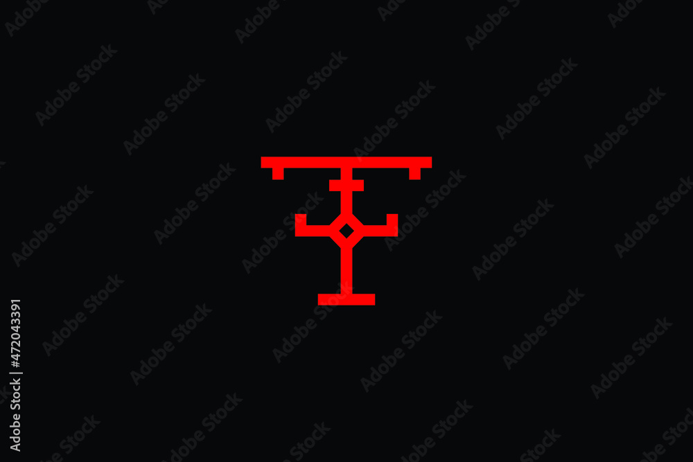 special unique initial FF logo and F logo design. FF letter minimal ...