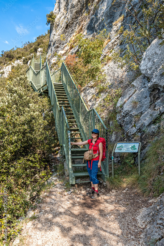 Sentiero Panoramico Busatte Tempesta Stock Photo | Adobe Stock