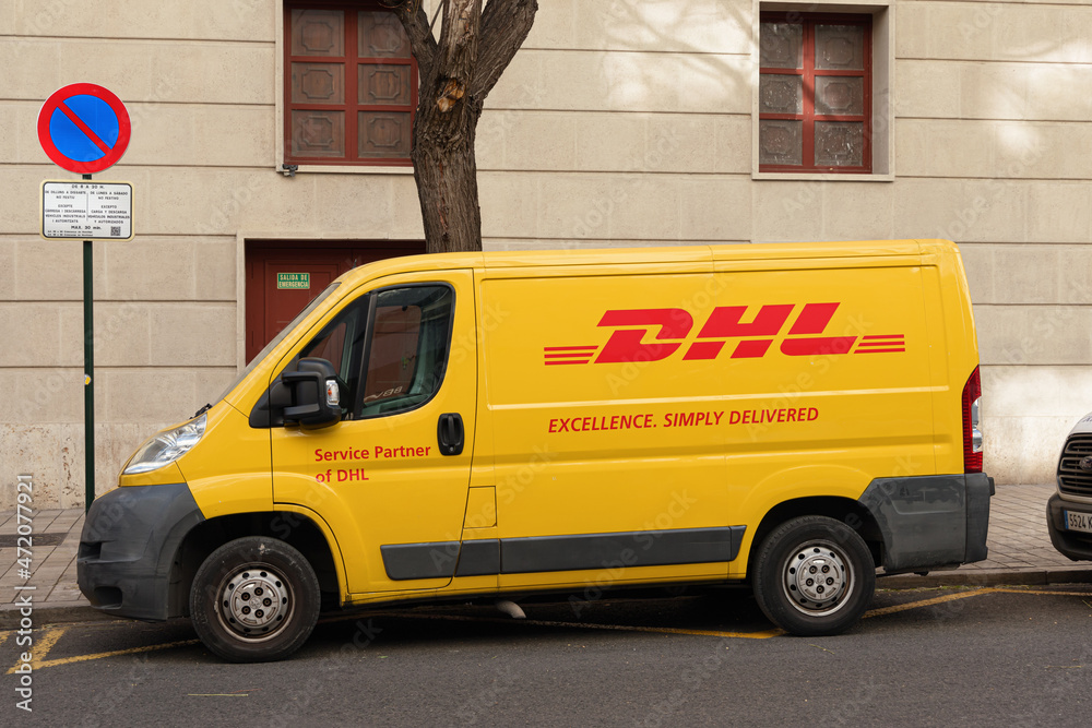 Dhl Global Mail Van