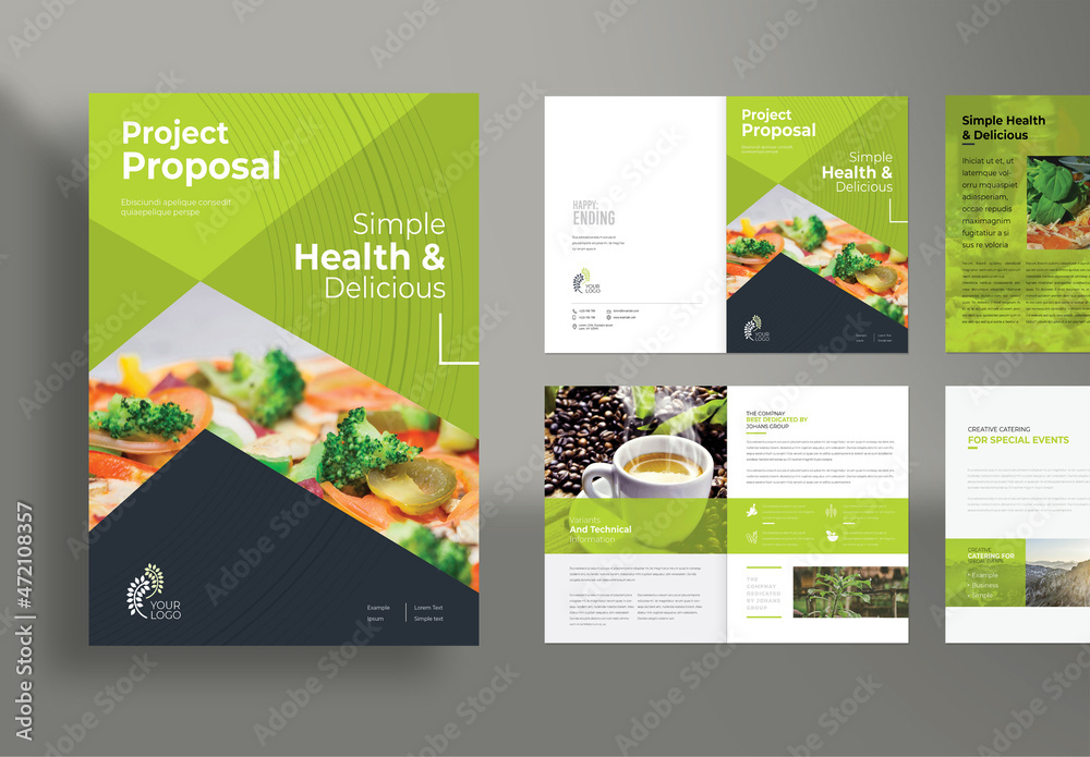 Vegetable Farm Project Proposal Stock Template | Adobe Stock