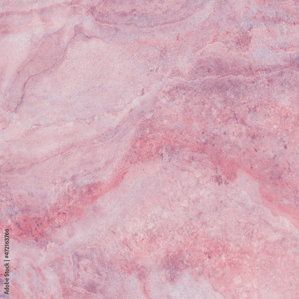 Pink marble stone background with white thin veins across the surface ...