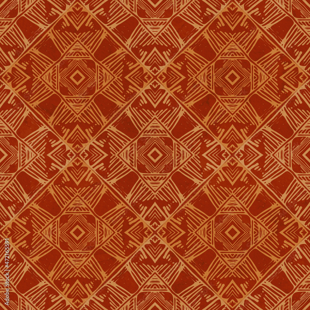 Seamless pattern for traditional arabic and indian pottery tiling ...