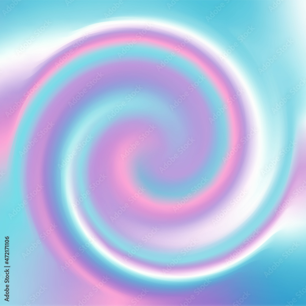 Rainbow swirl background. Radial gradient rainbow of twisted spiral ...