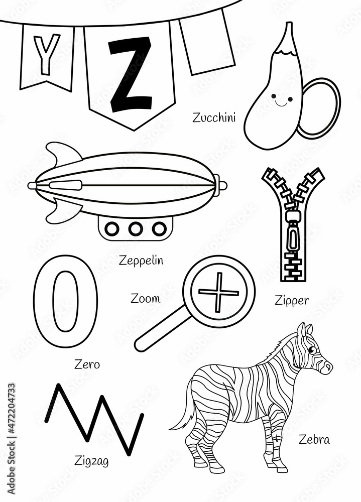 Letter Z Pictures For Kids