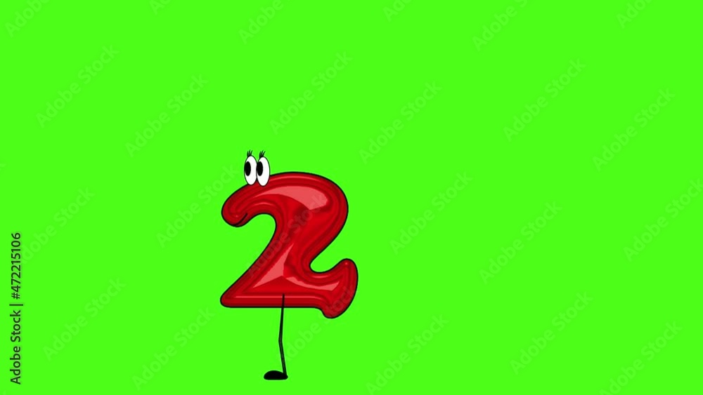 Twenty three years, Cheerful numbers, 2D-Animation, Birthday, chroma ...