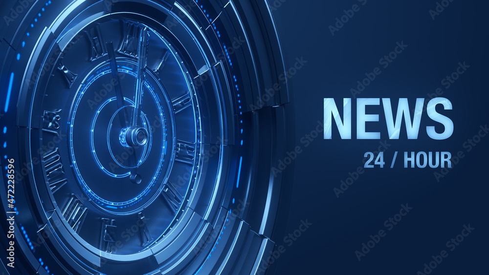 Time News, User Interface HUD, Global connections, HUD technological ...