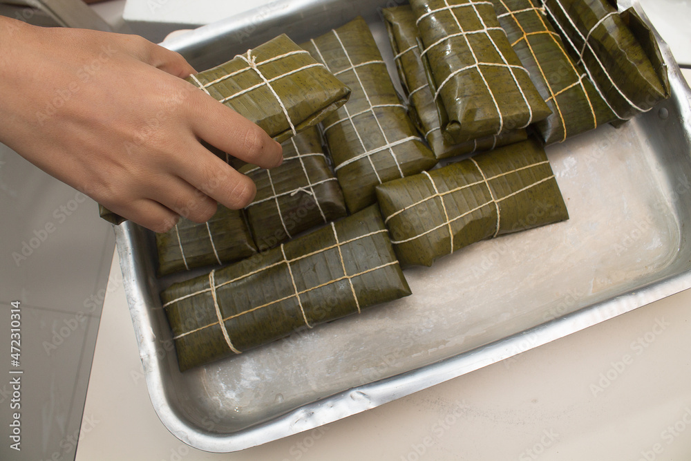 Traditional Venezuelan cuisine for the December festivities, Hallacas ...