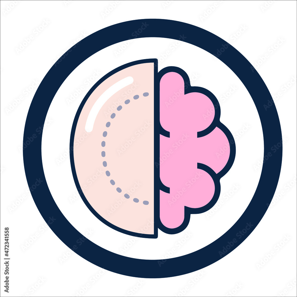Anatomy or brain surgery icon Stock Vector | Adobe Stock