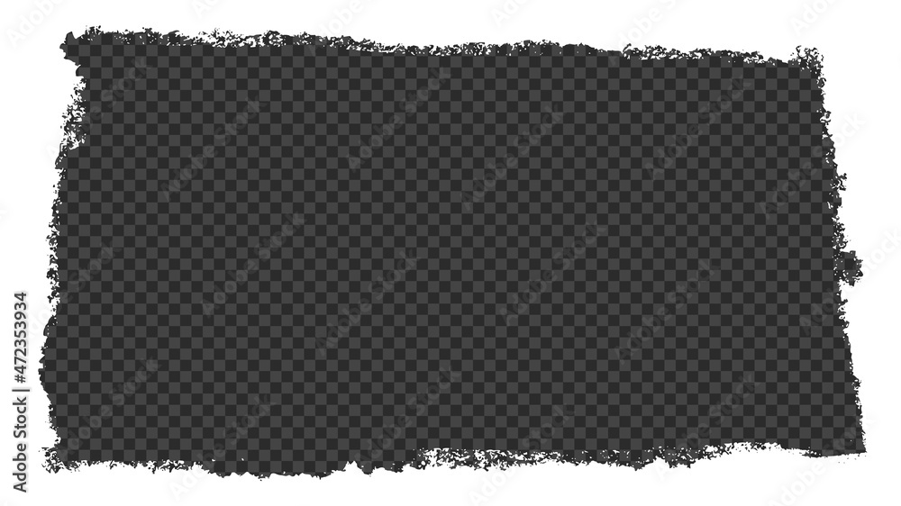 White grunge frame for stories and social network media 16 9. Template ...