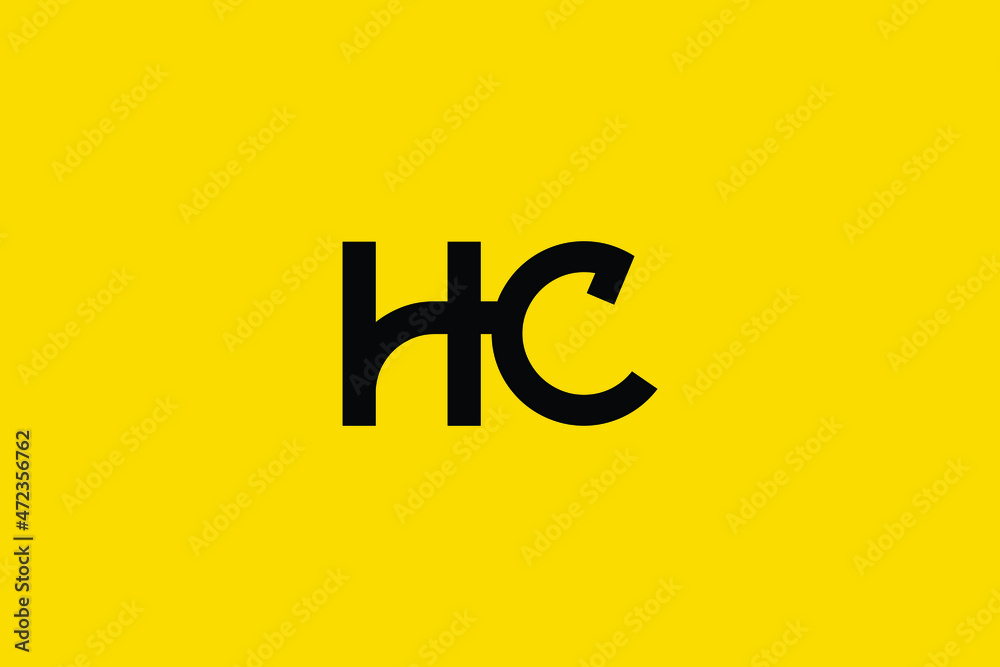 professional minimal initial HC logo and CH logo design. HC letter ...