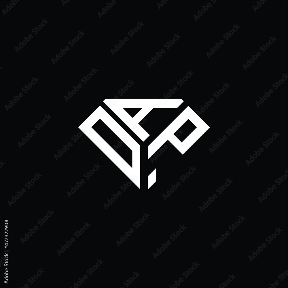 DAP letter logo creative design. DAP unique design Stock Vector | Adobe ...