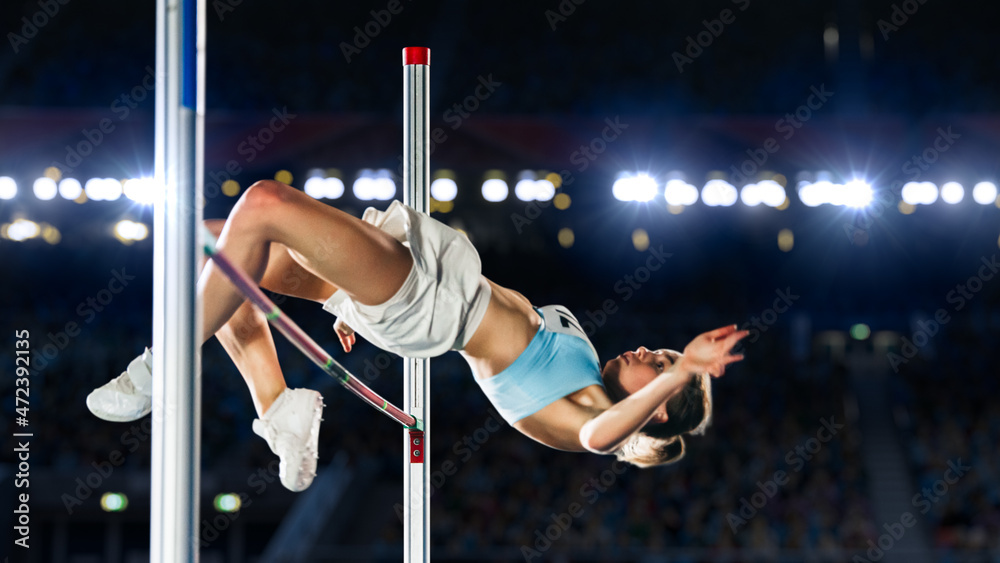 High Jump Championship: Professional Female Athlete on World ...