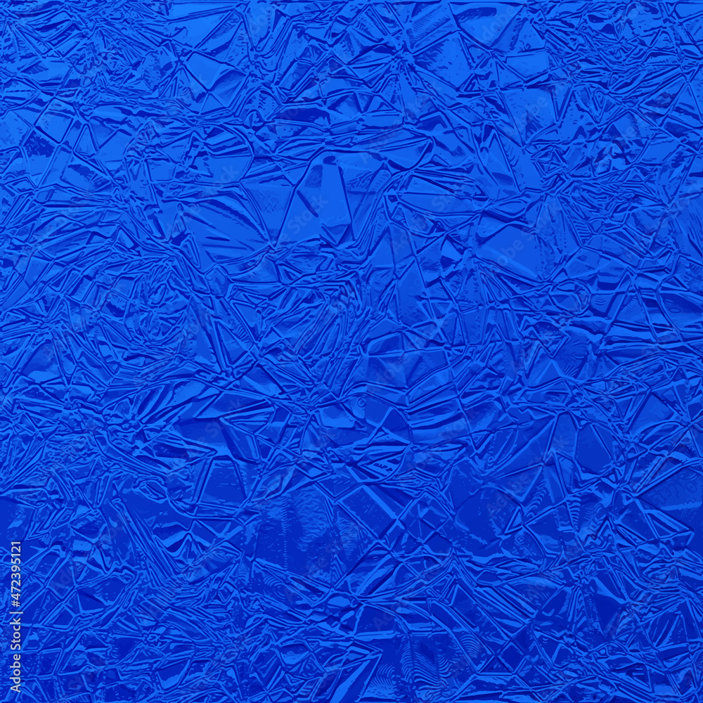 Shiny blue texture paper or metal. Blue foil vector Stock Vector ...