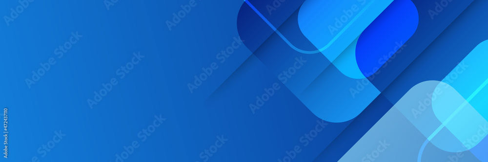 Modern abstract dark navy blue banner background. Vector abstract ...