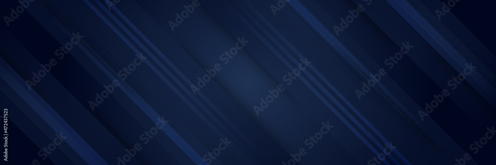 Modern abstract dark navy blue banner background. Vector abstract ...