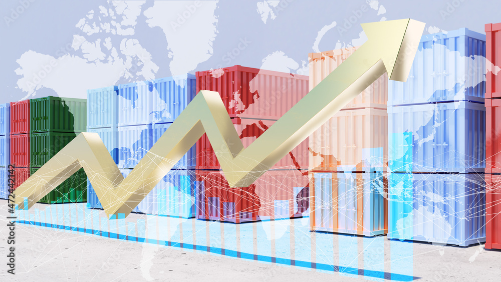 Increased shipping costs,the chart of the shipping group's share price ...